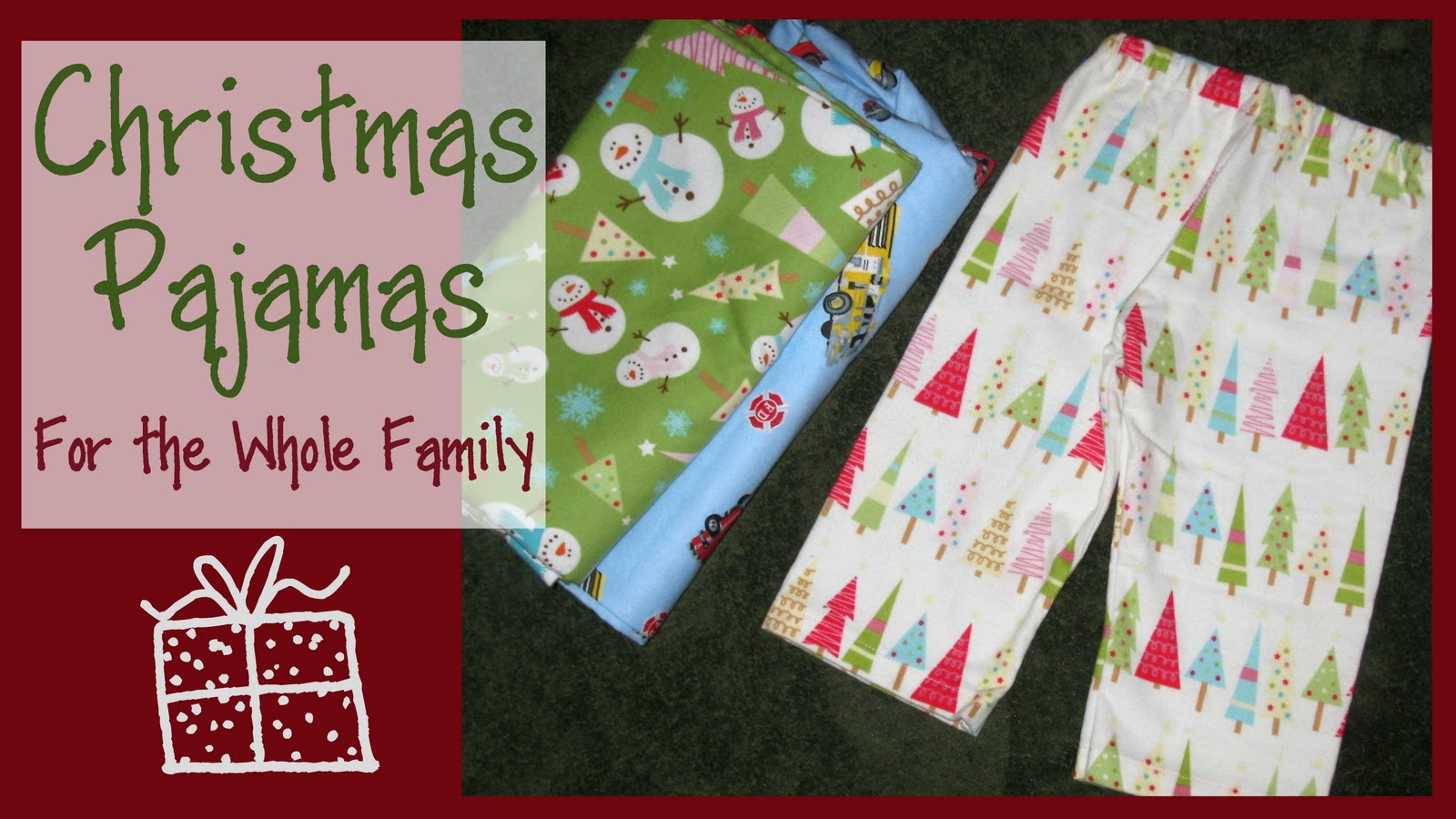Miss Repurpose: Christmas Pajamas for the Whole Family