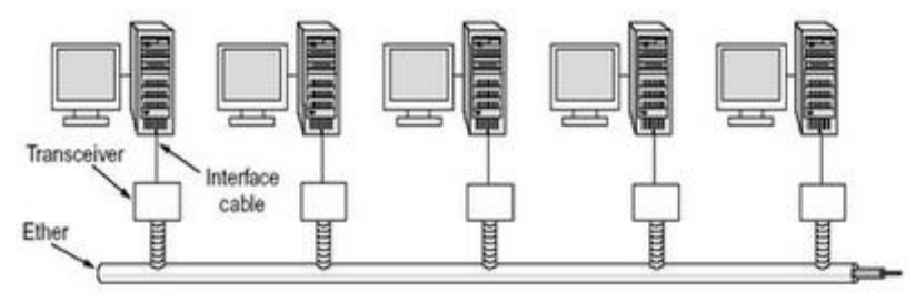 Jenis Topologi Jaringan BUS