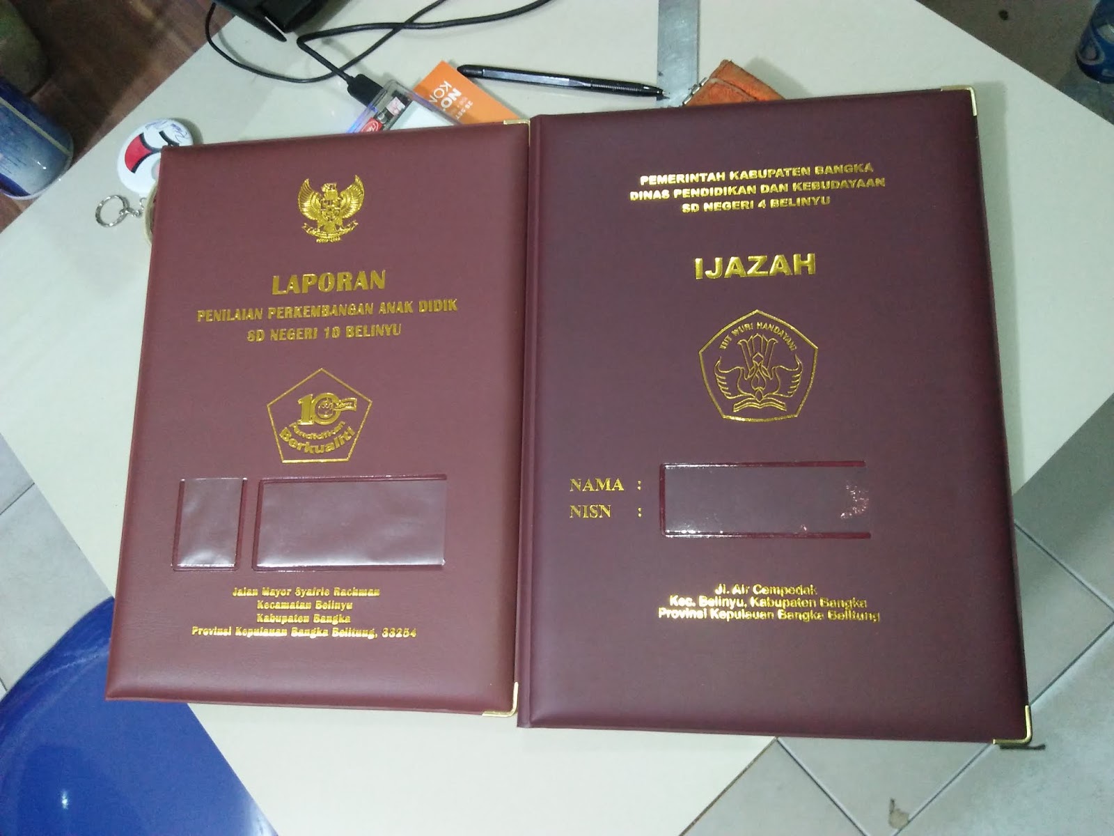 MAP RAPOR K13 SD NEGERI 10 BELINYU - KIREINA MEDIA