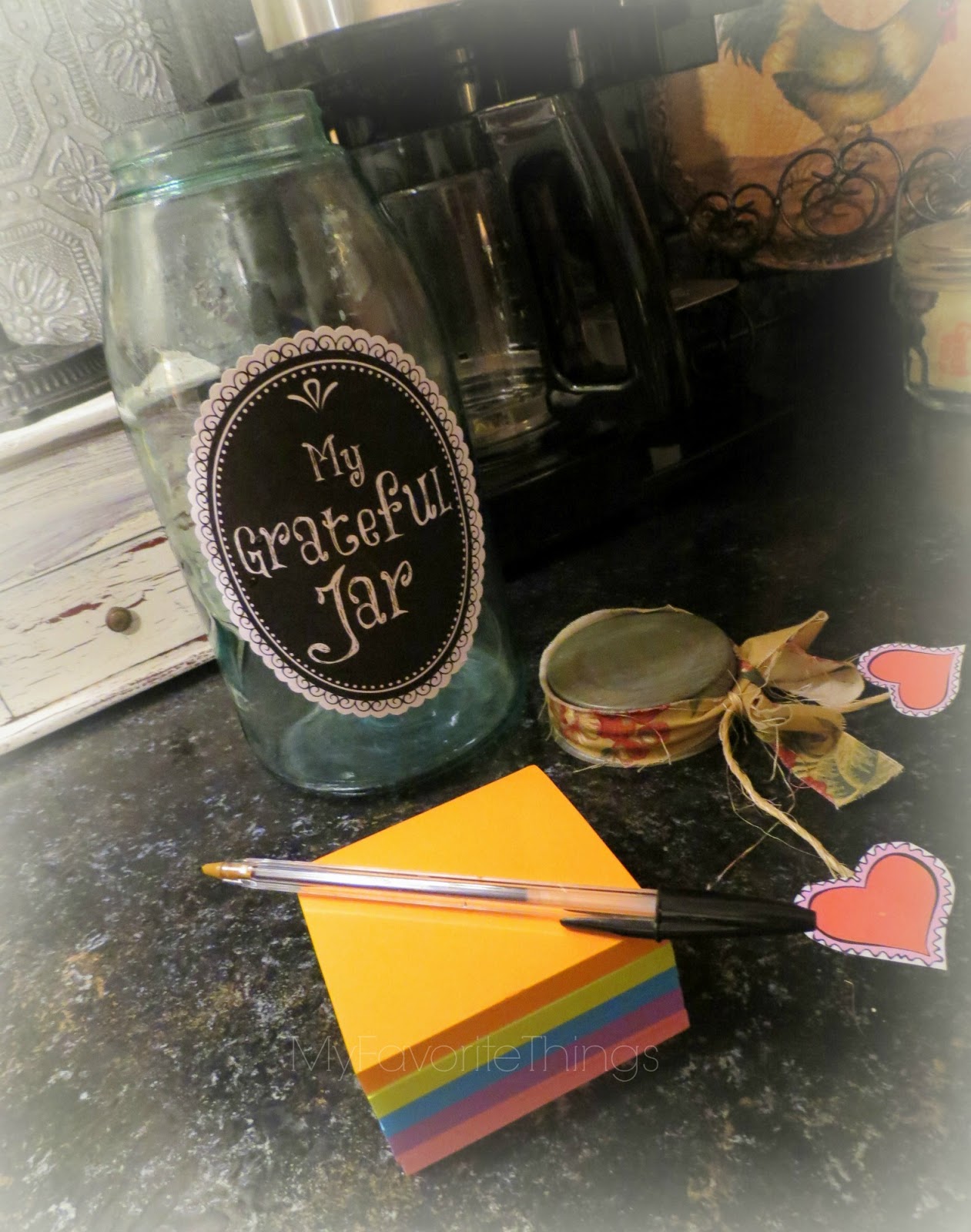 My Favorite Things: My Grateful Jar: Take 2...er...3