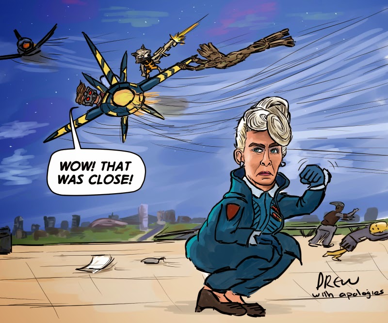 Cartoons I Drew: Guardians of the Galaxy Glenn Close