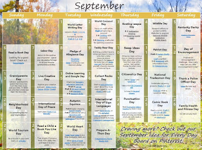 September Week 2 | An Idea for Every Day