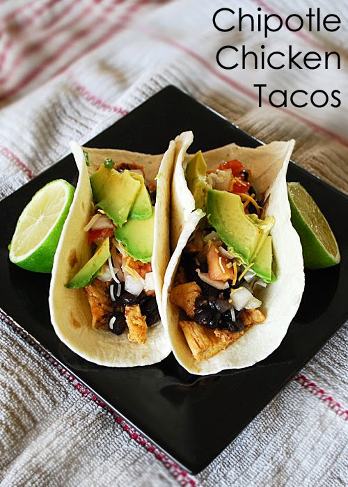 Becky's Recipes: Chipotle Chicken Tacos