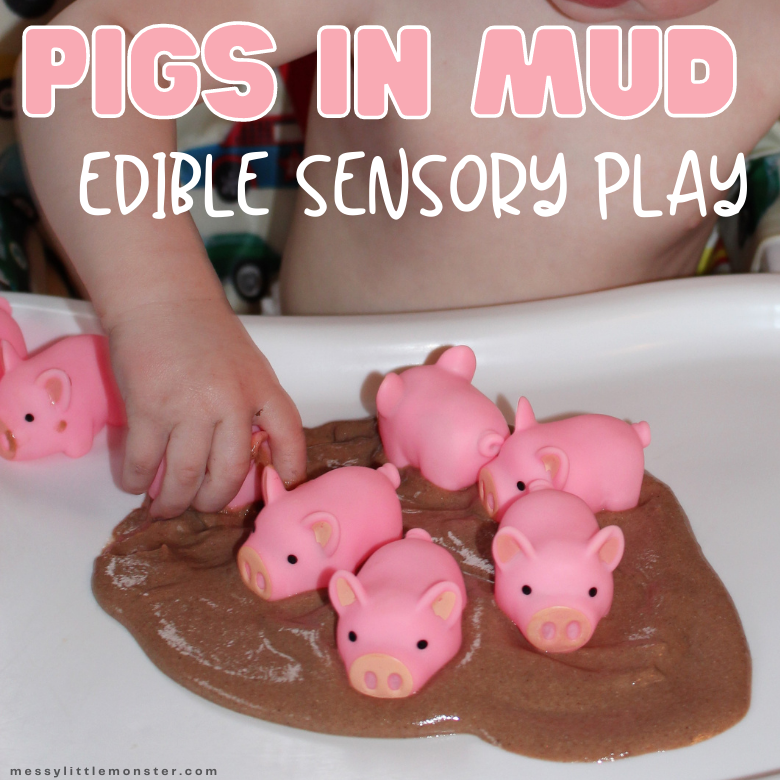 Edible Mud Sensory Play - Messy Little Monster