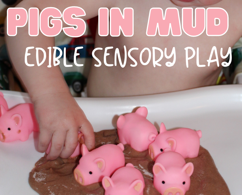 Edible Mud Sensory Play - Messy Little Monster