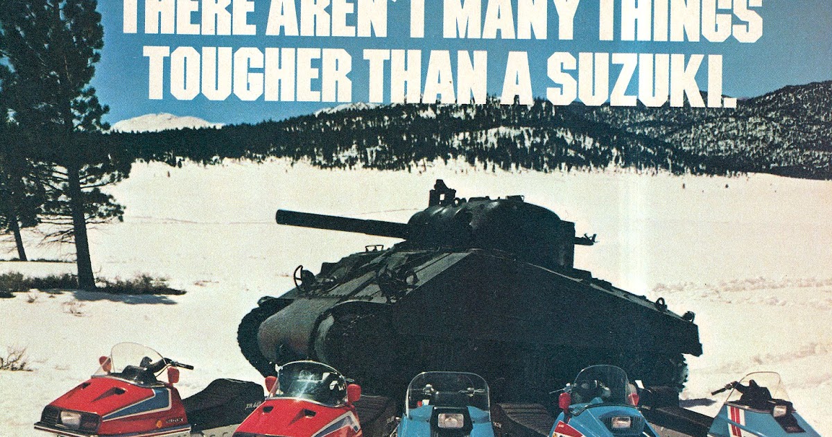 CLASSIC SNOWMOBILES OF THE PAST: 1974 SUZUKI SNOWMOBILES