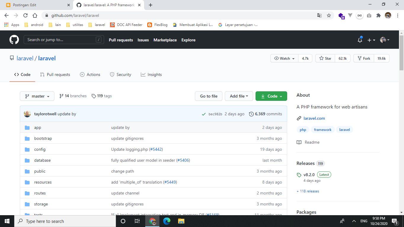 Cara Clone Project Laravel dari Github - Sahretech