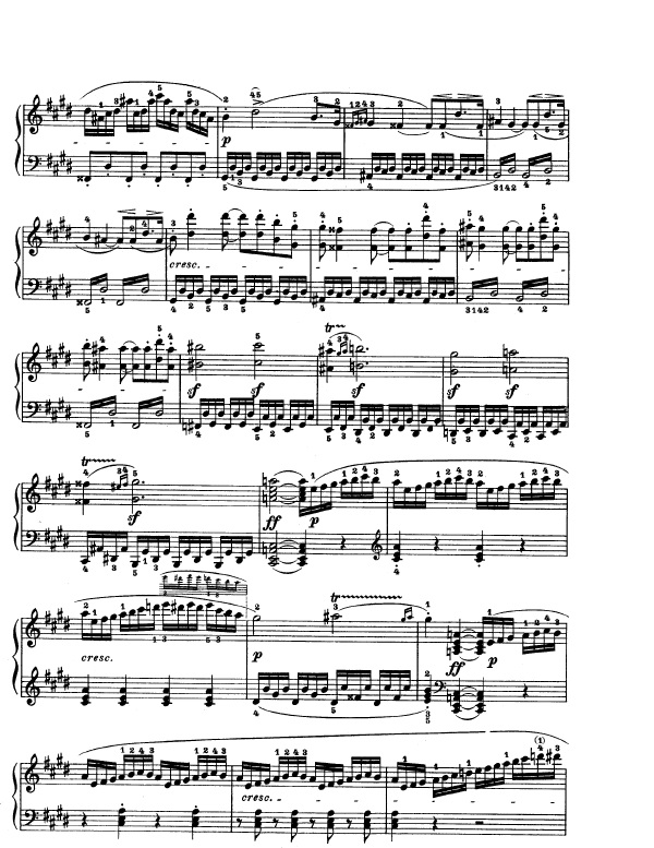 Beethoven - Moonlight Sonata | Partituras para Piano