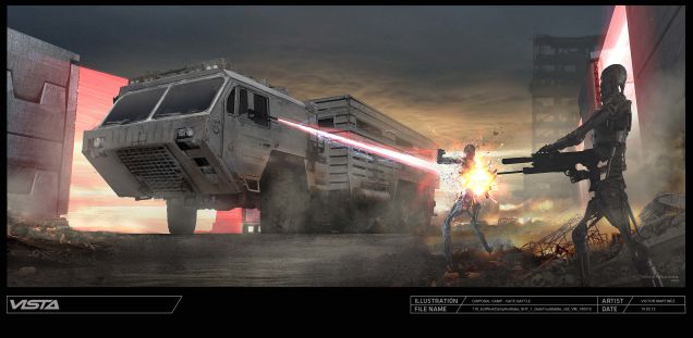 Check Out Killer TERMINATOR: GENISYS Concept Art by Victor Martinez ...