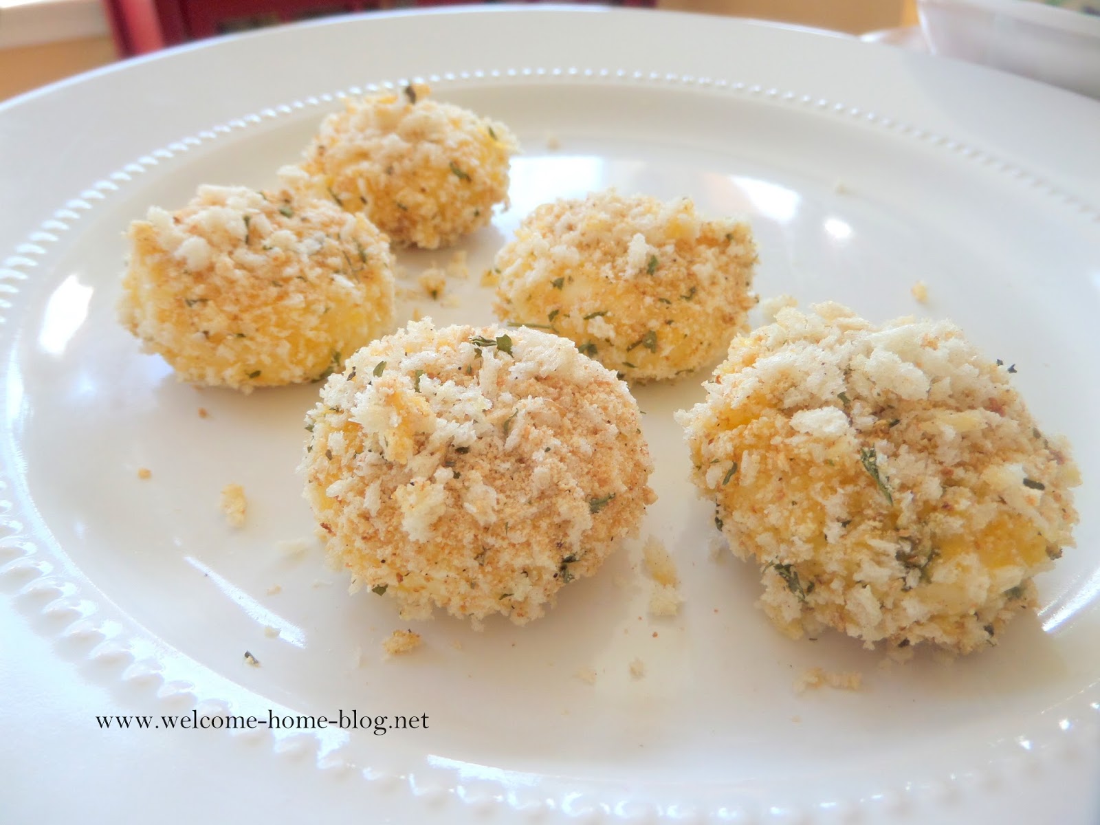 Welcome Home Blog: Fried Cheese Rounds