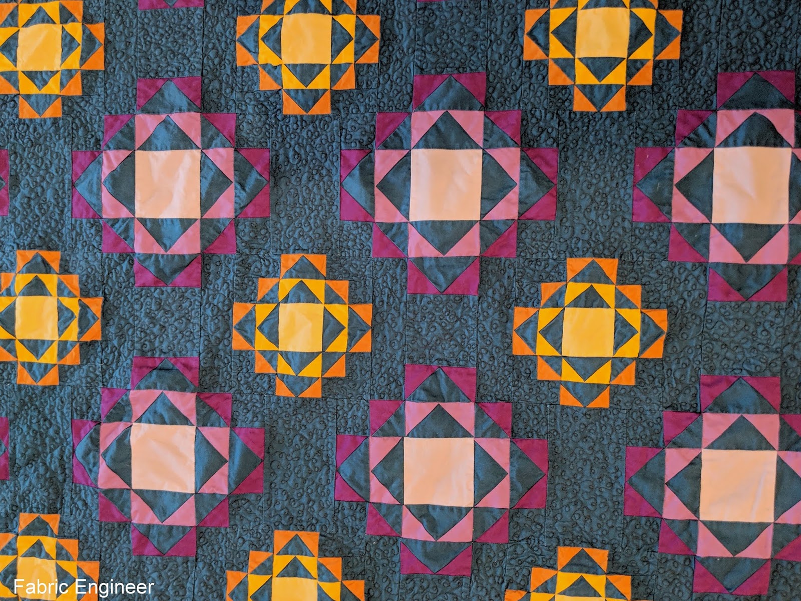 Fabric Engineer: Heidi's wedding quilt