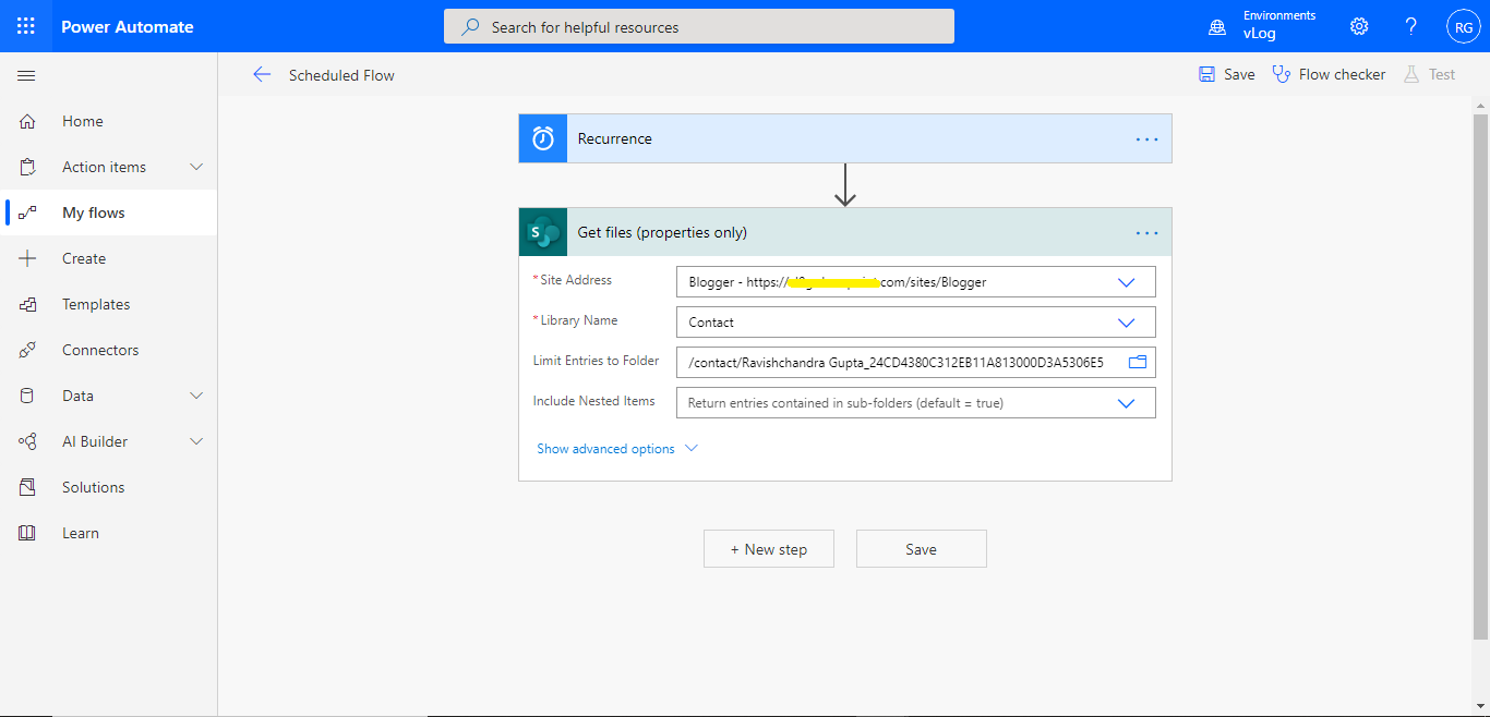 Types of Flow in Power Automate.