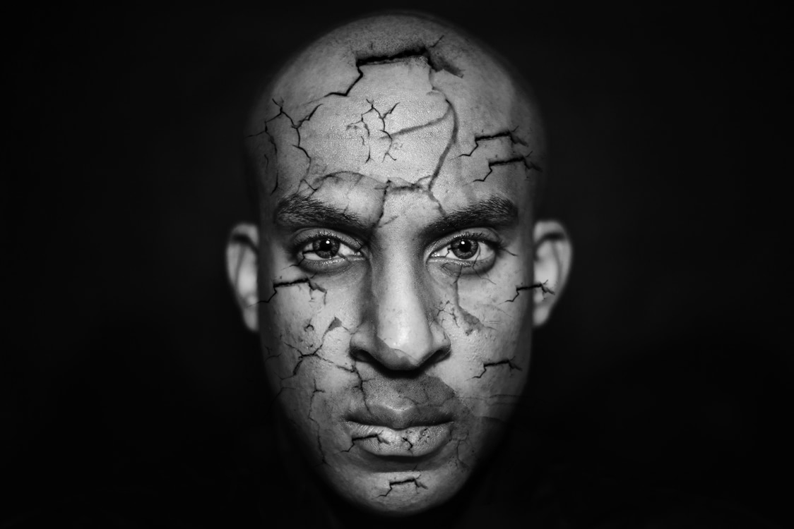 Damaged Face Wallpaper