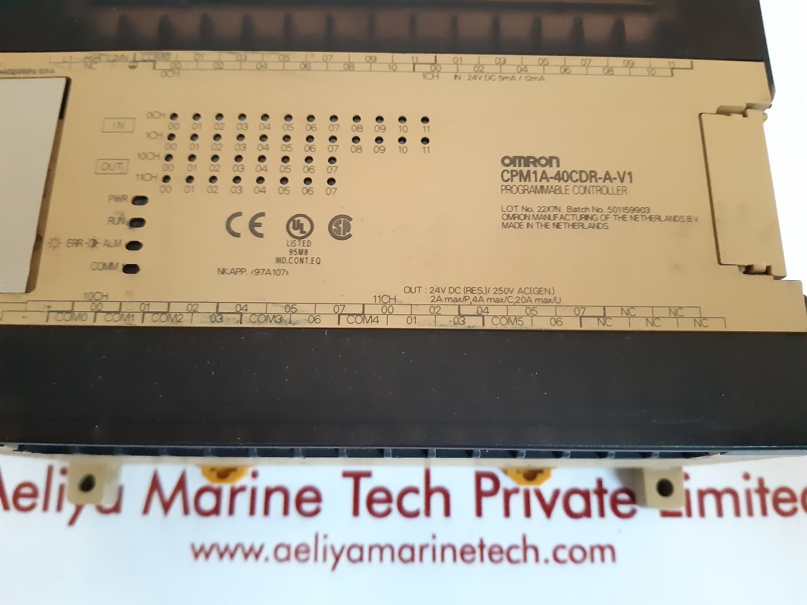 OMRON CPM1A-40CDR-A-V1 PROGRAMMABLE CONTROLLER - Aeliya Marine