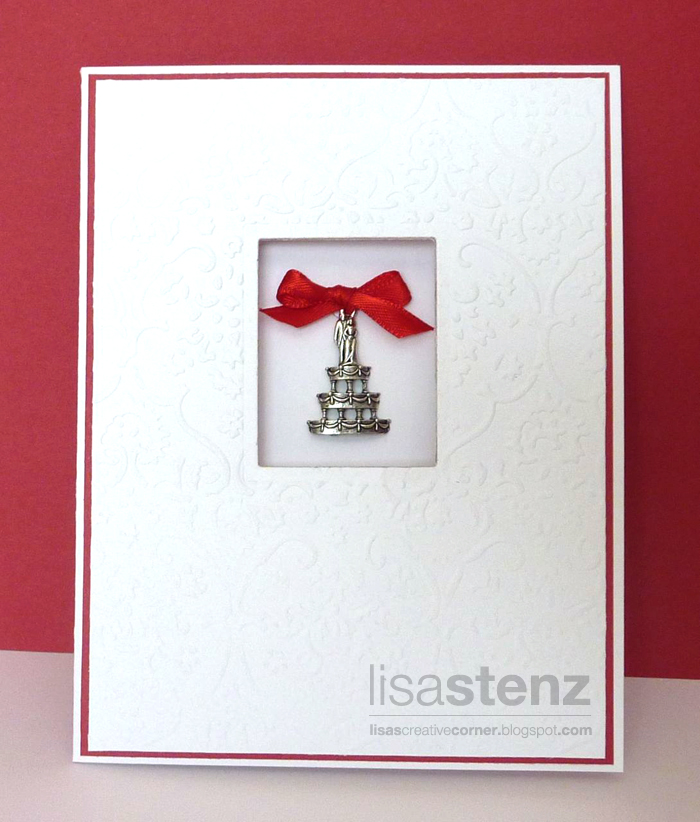 Lisa s Creative Corner Simple Wedding Card Lisa s Creative Corner Simple Wedding Card
