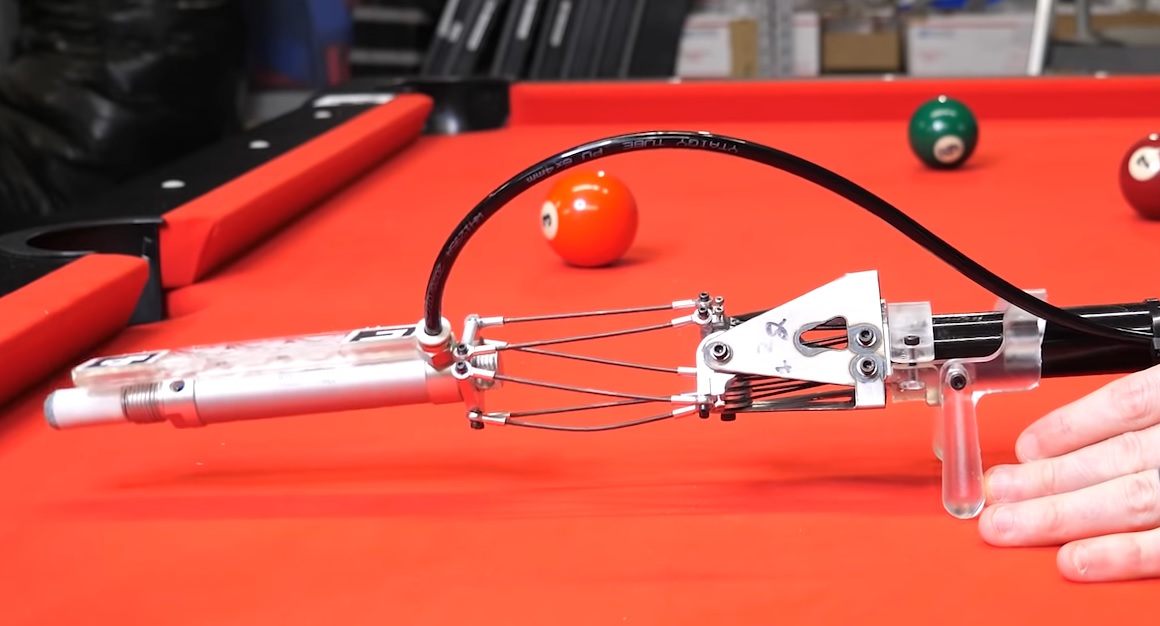Mechatronic Billiard Cue Stick - Robotic Support Helps You Win the Game ...