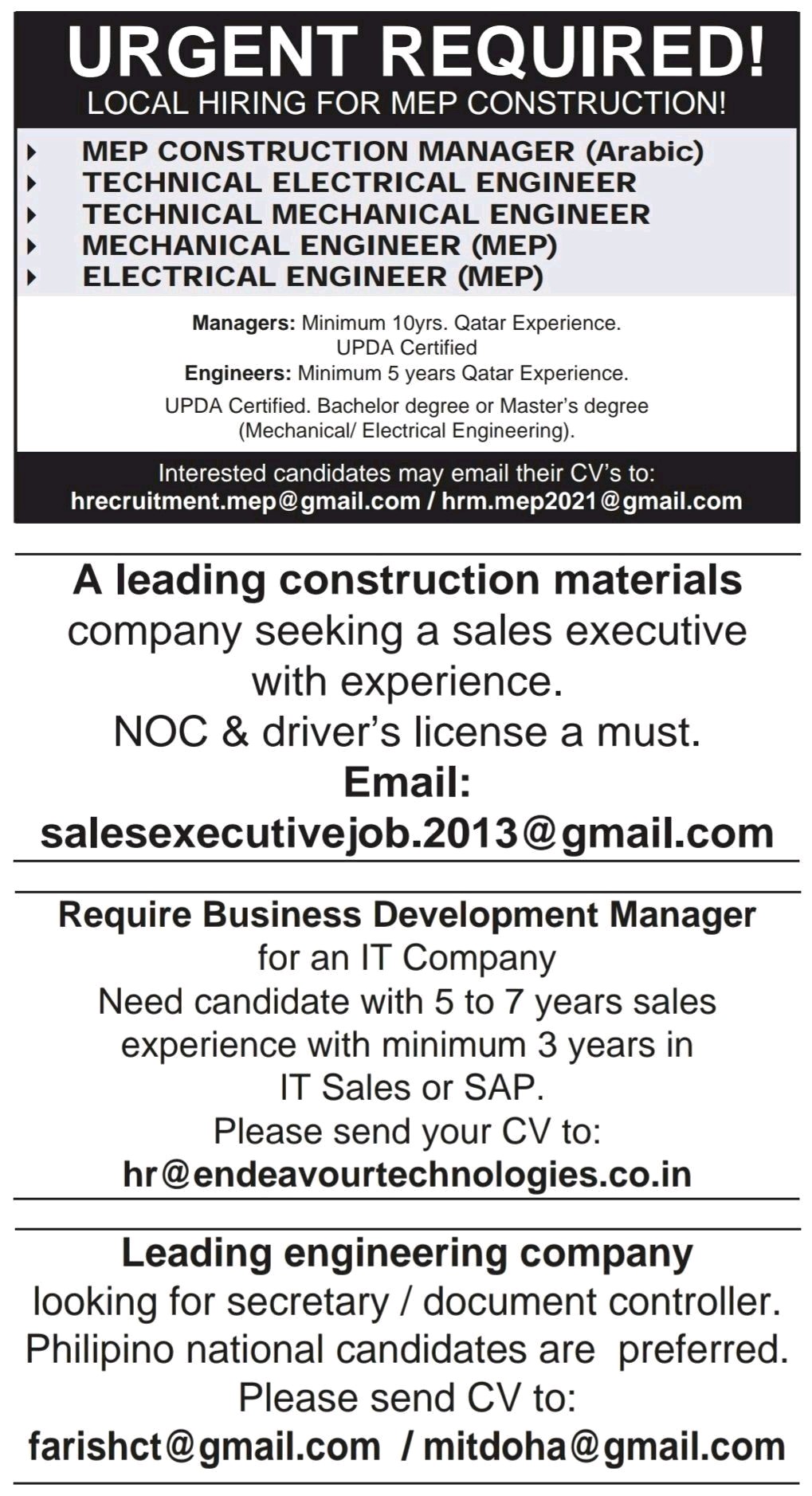 Indeed Gulf Country Jobs In Saudi Arabia, Bahrain, Kuwait, Oman, Qatar ...