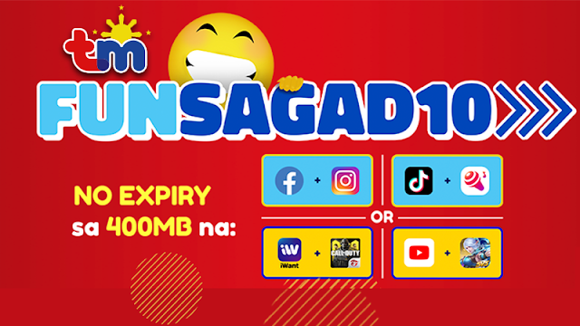 TM FunSagad Promos: 400MB data with No Expiry, for only 10 Pesos ...
