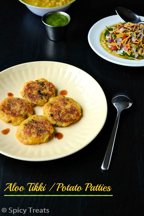 Spicy Treats: Ragda Patties / Aloo Tikki & Ragda Recipe