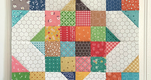 Quilting Land: My Scrappy Cross Roads Block