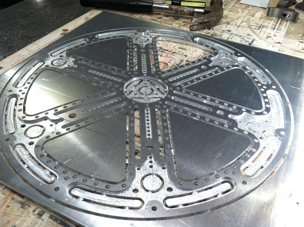 Paul's Second R2-D2 Build: Making a [very cool looking] Dome Plate