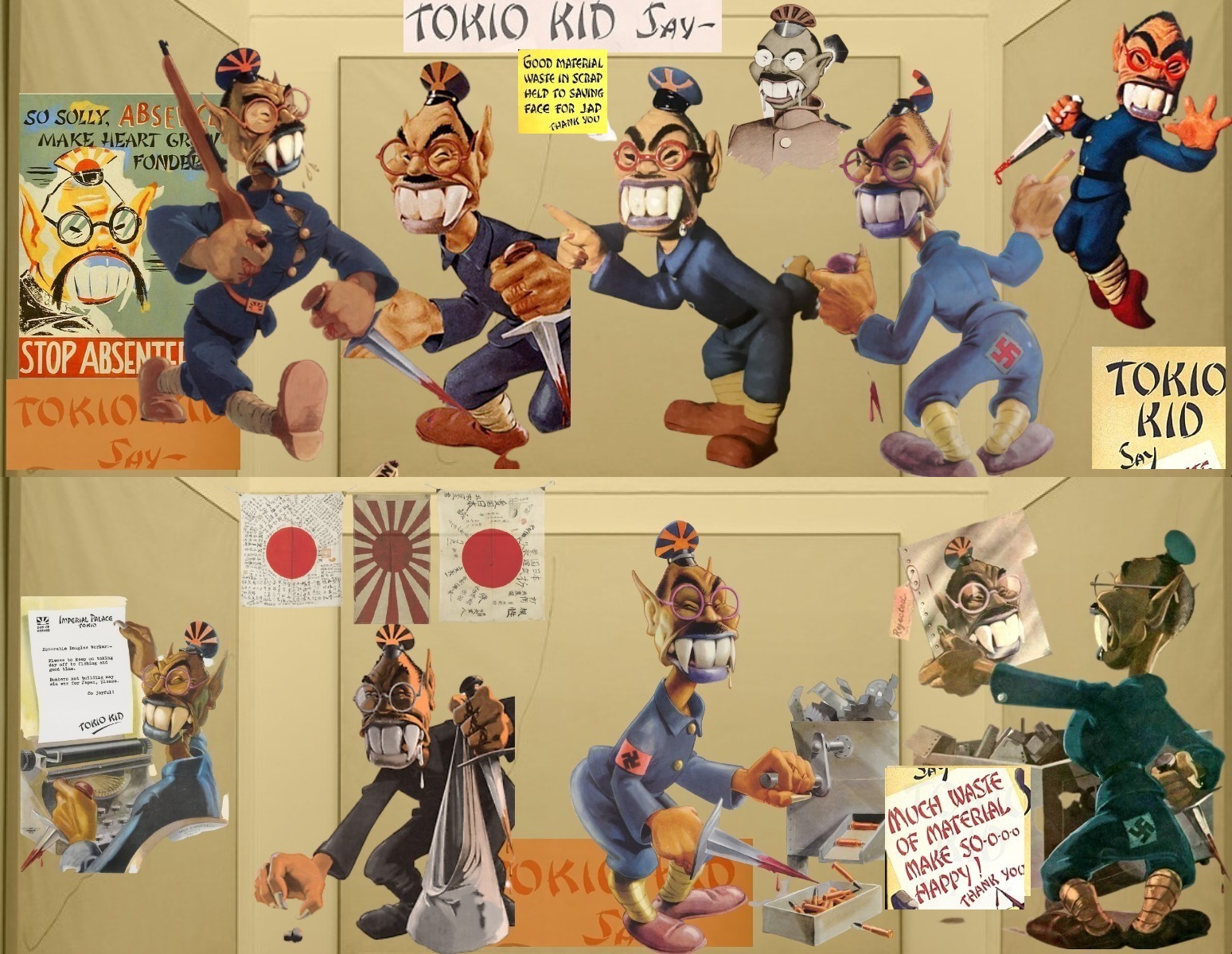DETECTIVES DE GUERRA: "Tokio Kid Say". Propaganda estadounidense en la IIGM