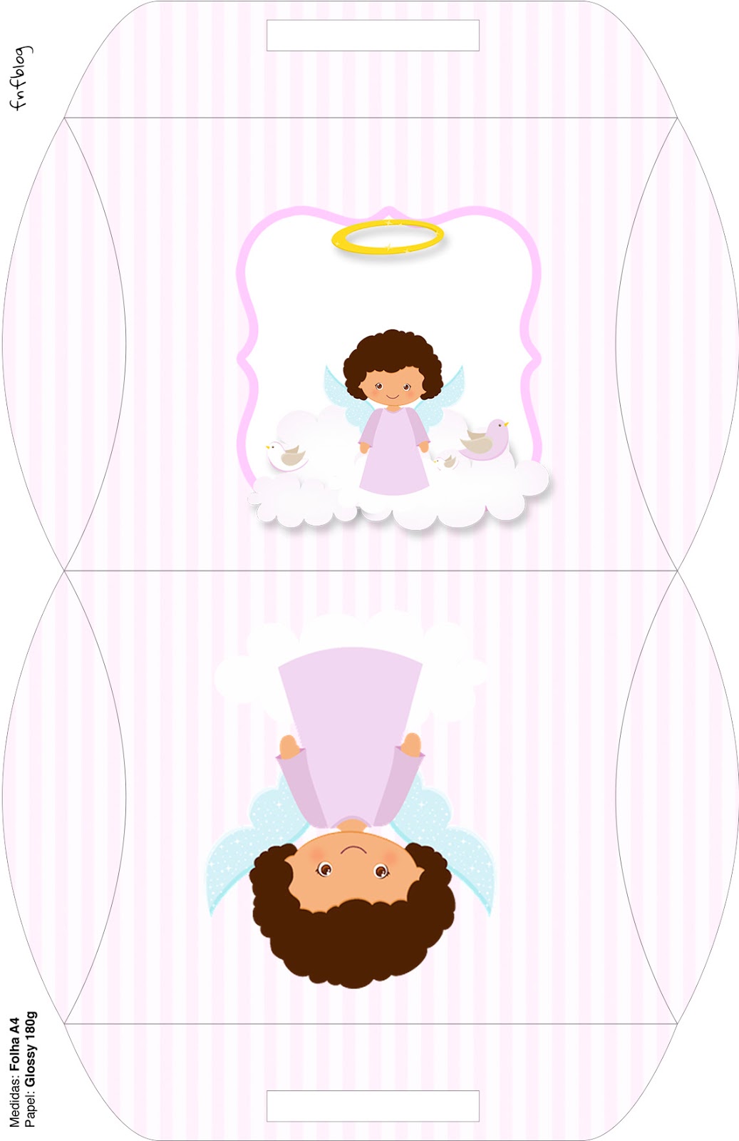 Brunette Angel Girl: Free Printable Boxes. - Oh My Baby!