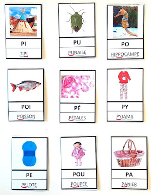 Le Journal de Chrys: MES CARTES SYLLABES