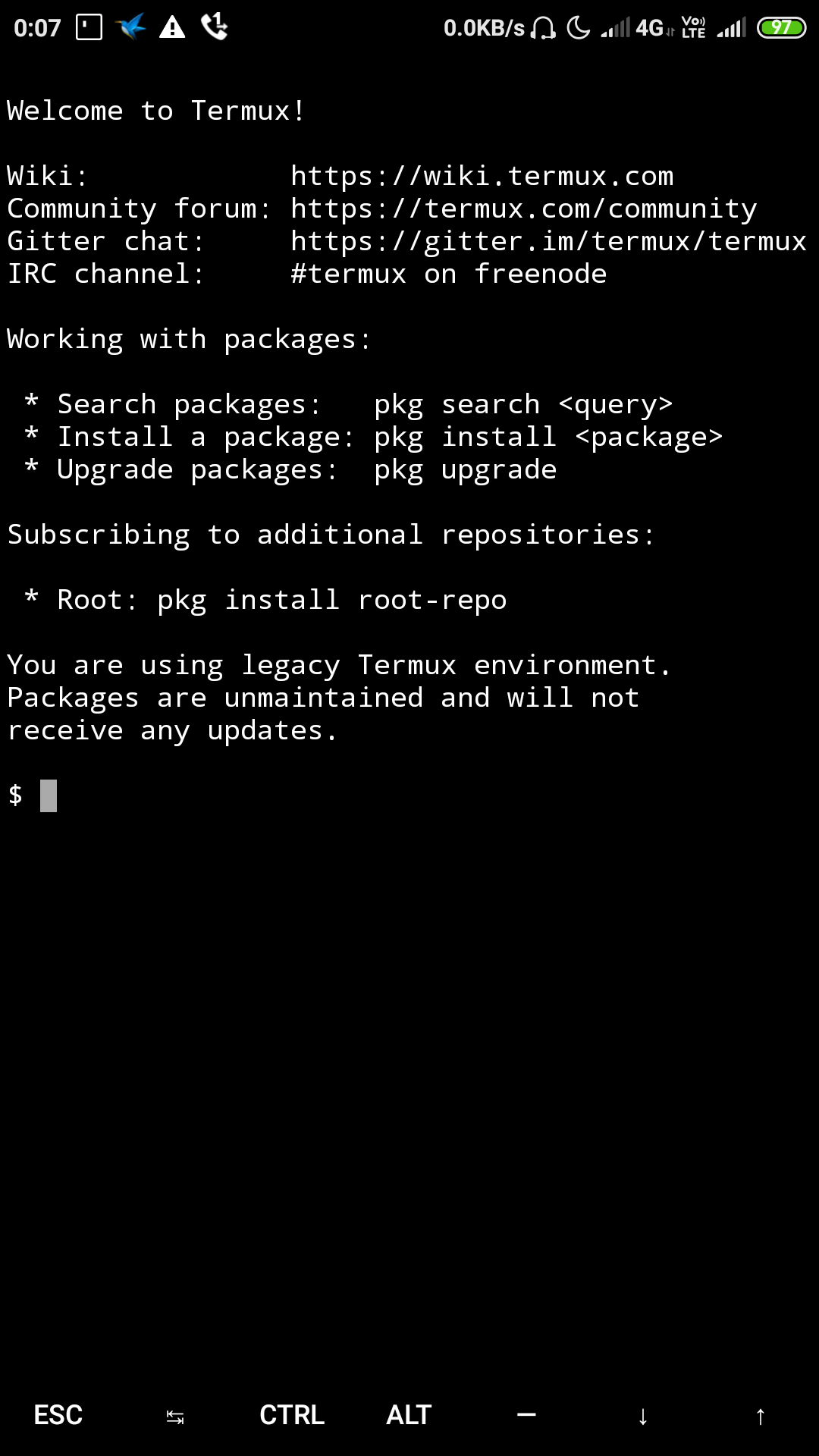 Termux Most Basic Commands