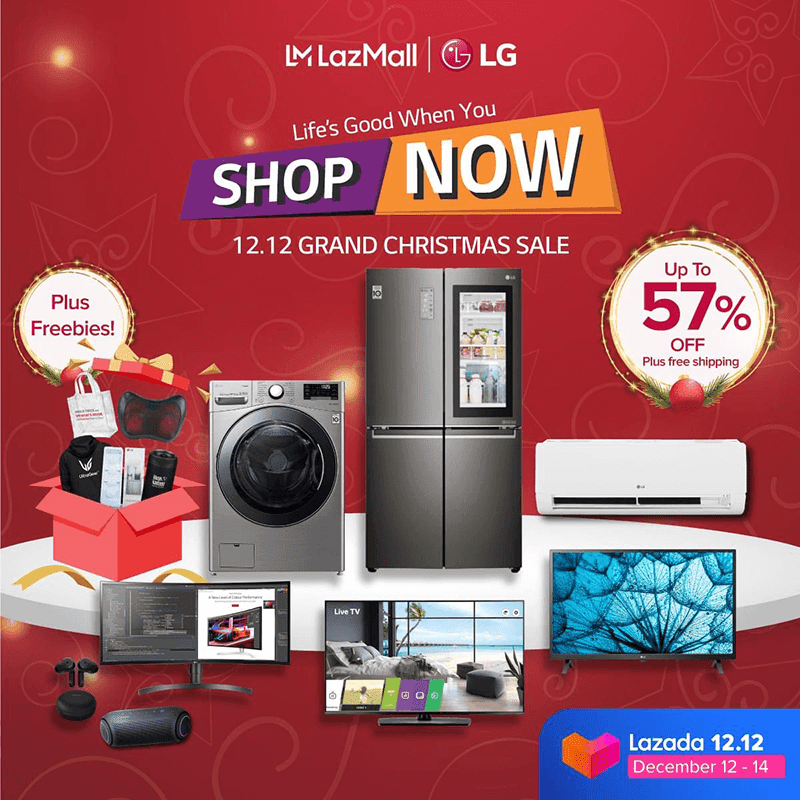 LG announces 12.12 Christmas deals on home appliances, TWS earbuds, and ...