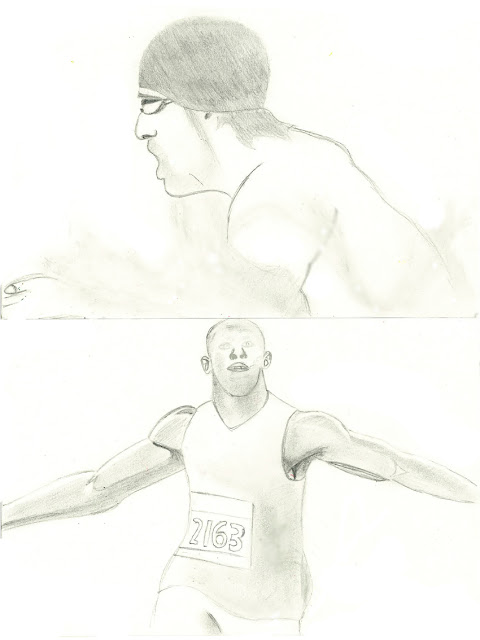 Nicolas Harper Graphics: Athlete Sketches