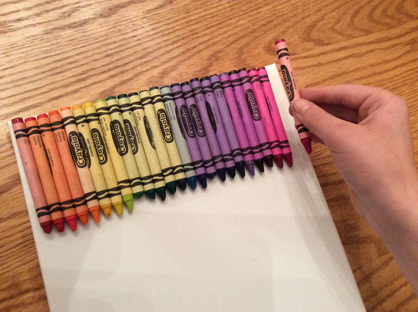 North Hill Robo Owls: How to Make Crayon Rain (Hair Dryer Crayon Art ...