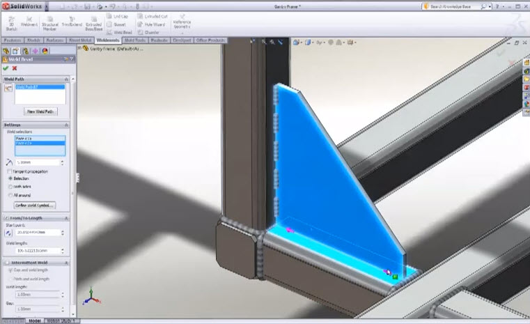 How to use the Weldments tool feature in Solidworks - SolidWorks Share