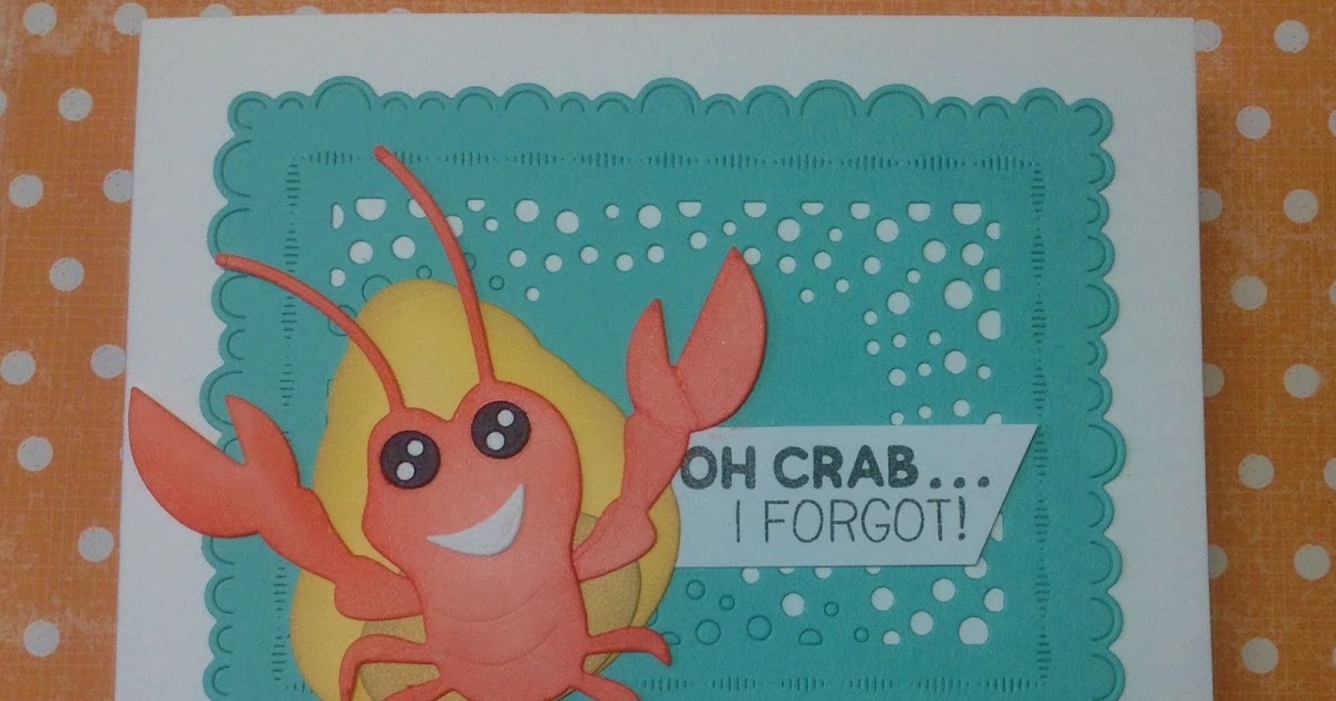 Crafting While I Wait: Crabby Crustacean