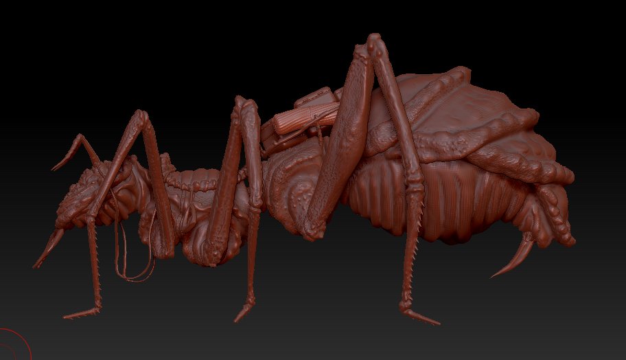Ruben's Blogpage: Learning Zbrush Progress: Insect Tutorial Final