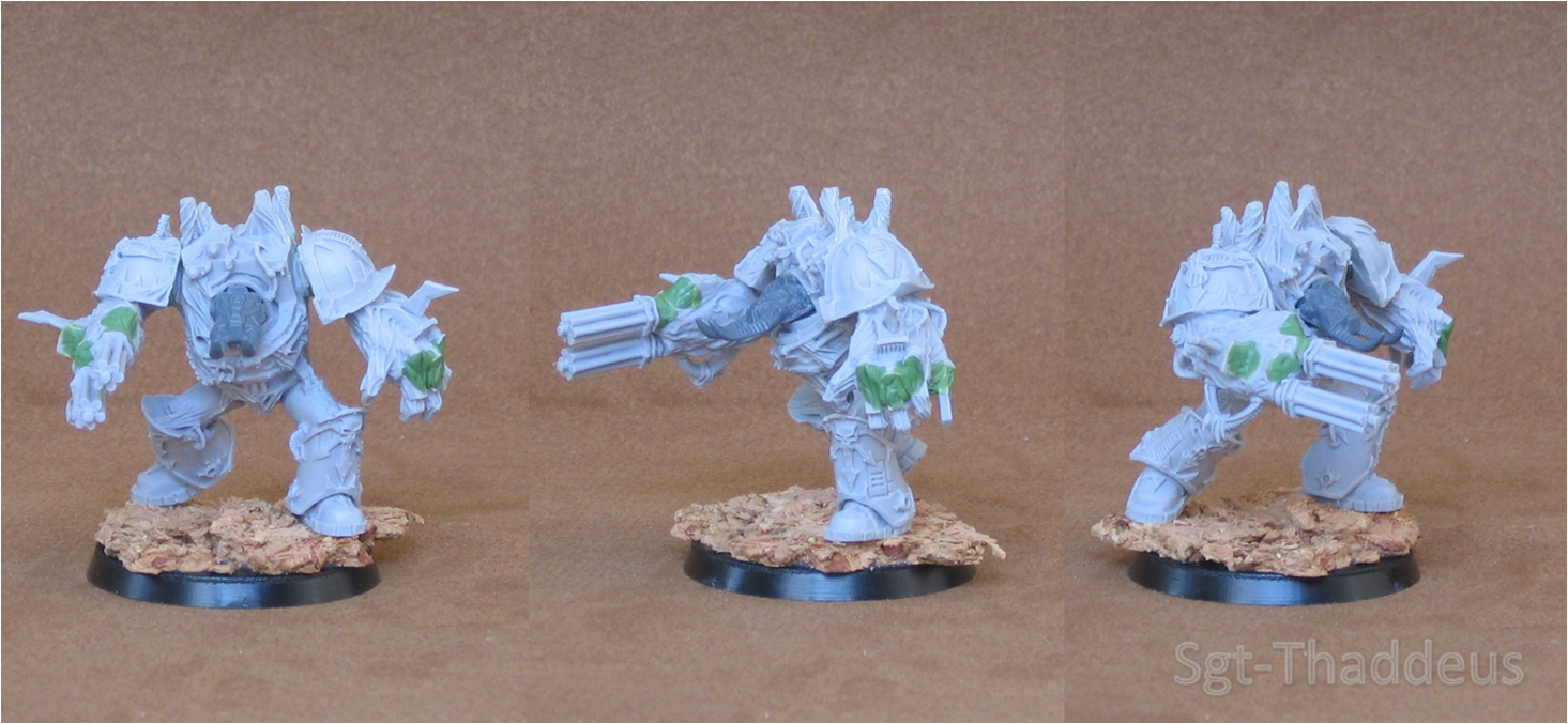 Sgt-Thaddeus' Hobby Den: Chaos Space Marine Obliterator Conversion