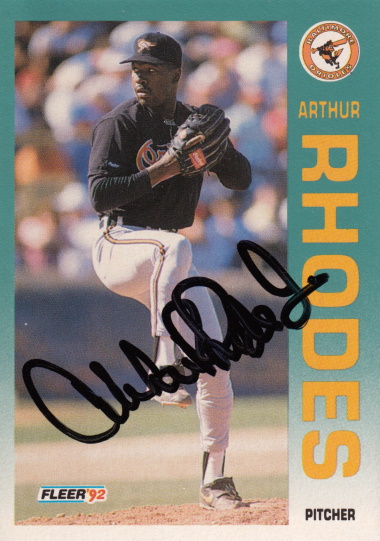 Daily Autograph: Arthur Rhodes