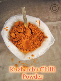 VIRUNTHU UNNA VAANGA: KUZHAMBU MILAGAI PODI I HOMEMADE KUZHAMBU CHILLI ...
