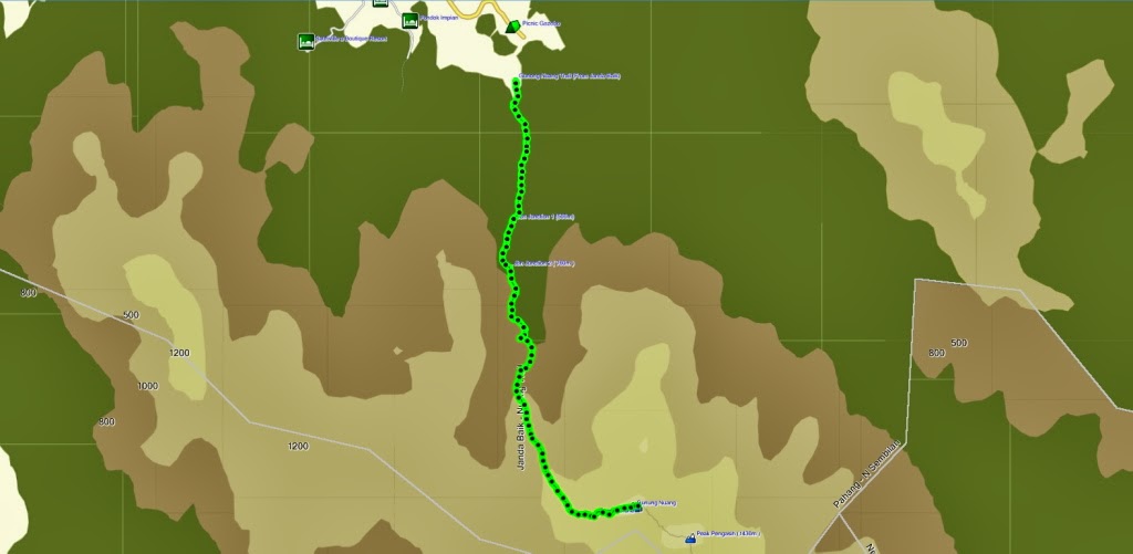 Gunung Nuang via Janda Baik - Janda Baik, Pahang | mcHiker