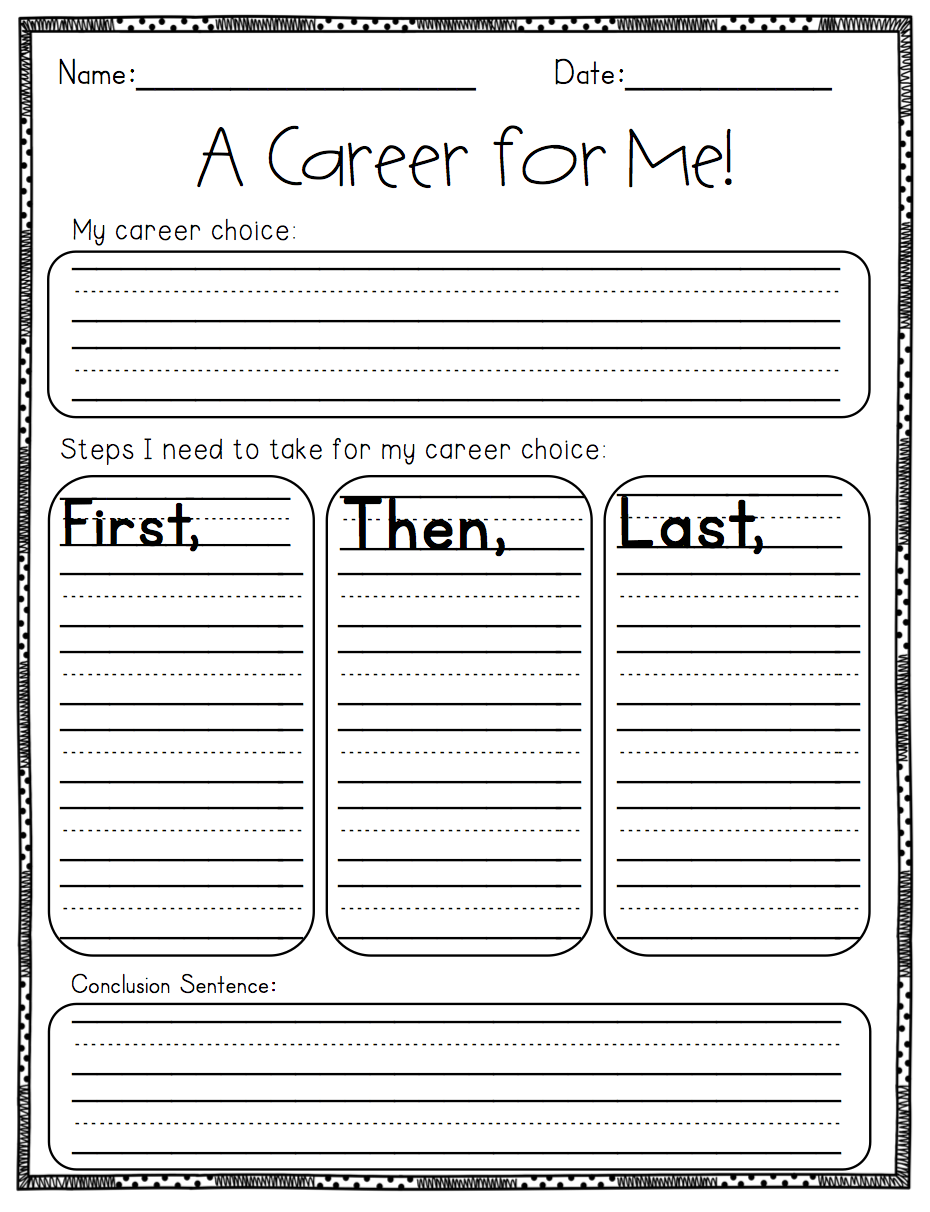 A Career for Me - A Freebie! - Owl-ways Be Inspired