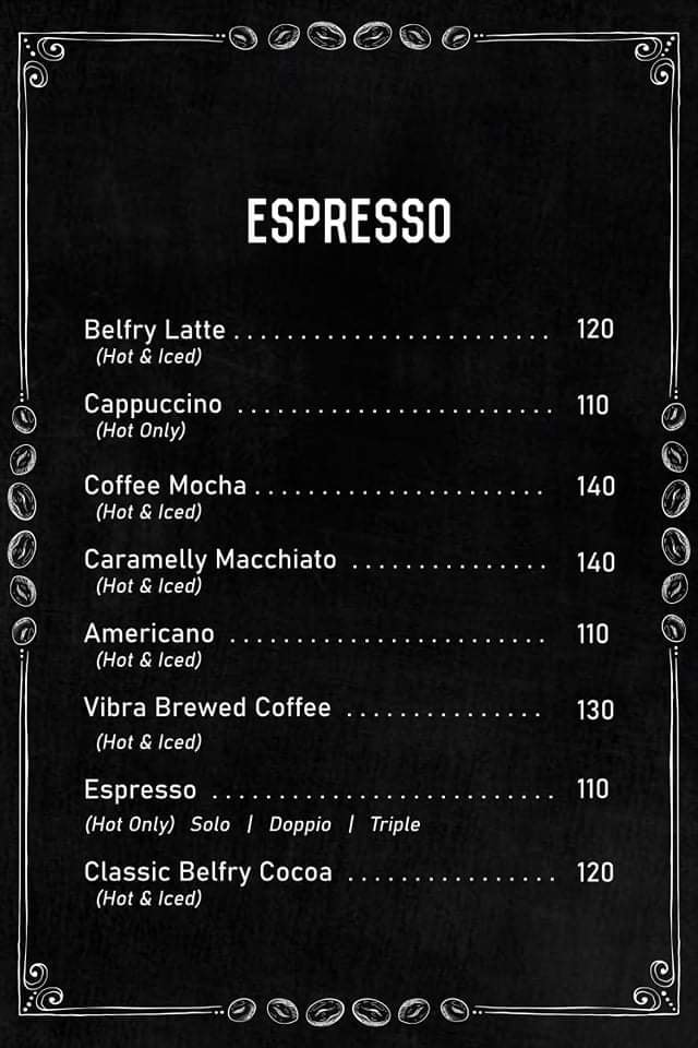 BELFRY CAFE: Coffee Under The Bells in Intramuros, Manila (Hours & Menu ...