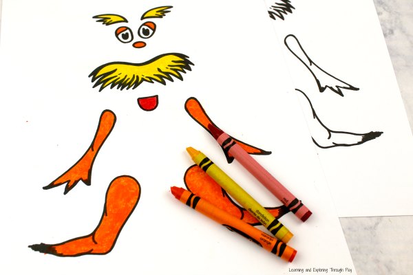 Learning and Exploring Through Play: The Lorax Dr Seuss Craft