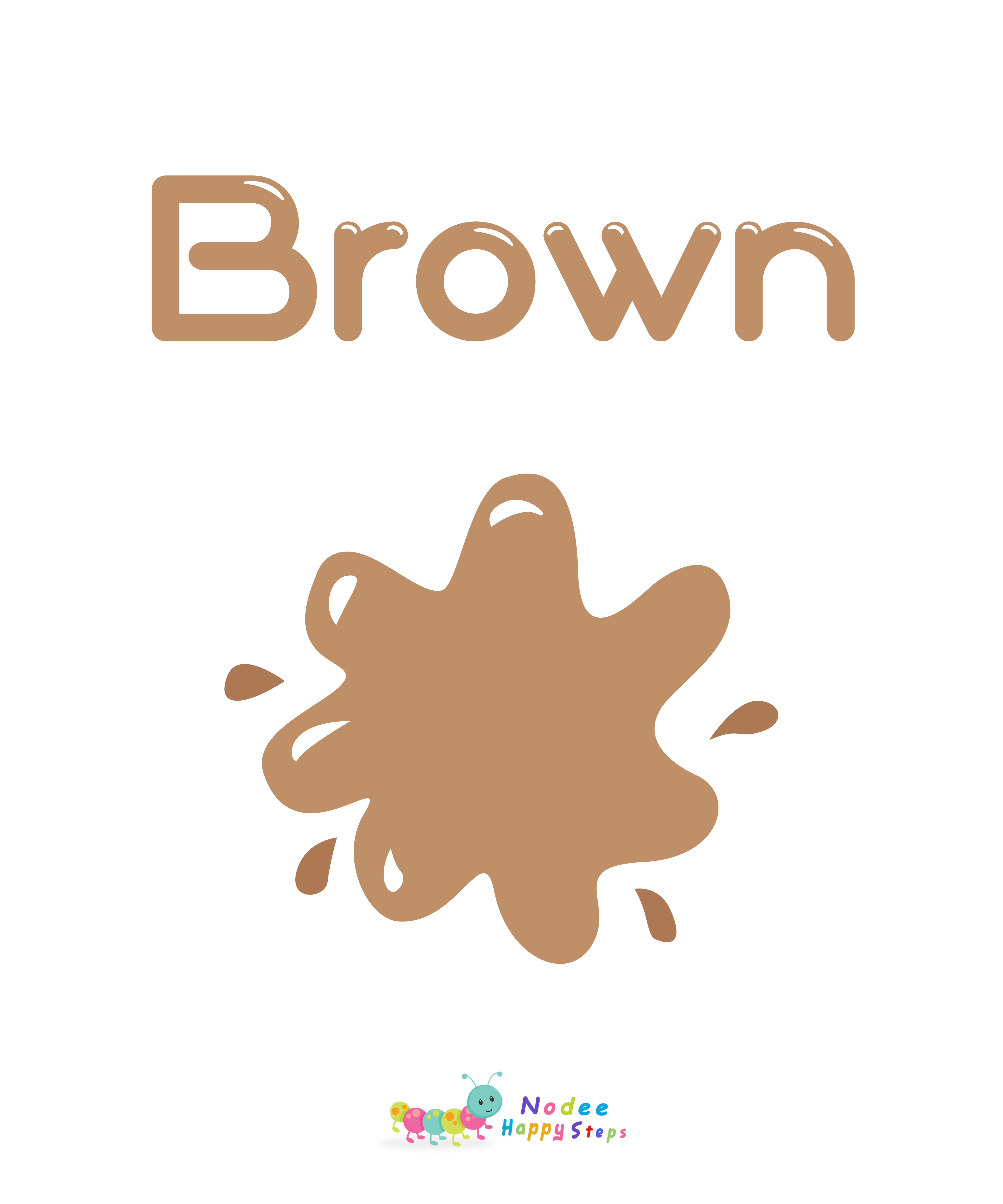 Brown Color - Colors Flashcards for Kids