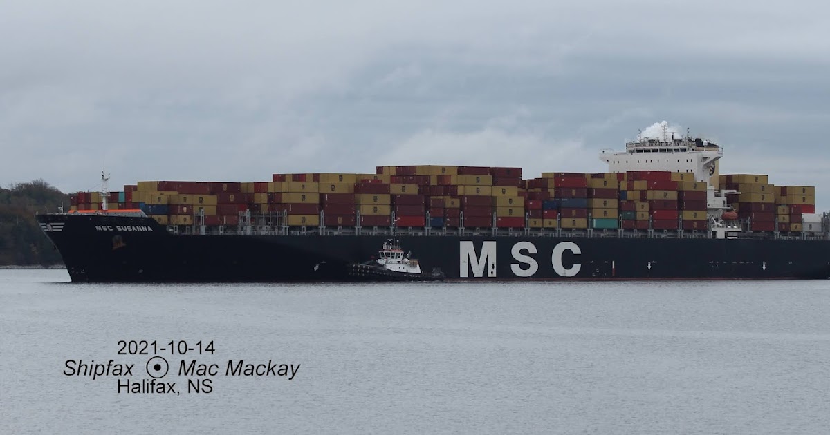 Shipfax: MSC Susanna on Indus 2