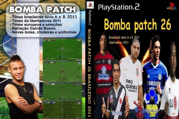 Só CAPAS: BOMBA PATCH 2012 e 2013 ps2