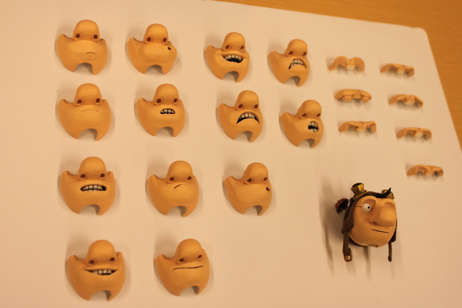 Warp Production Blog: Puppet Heads