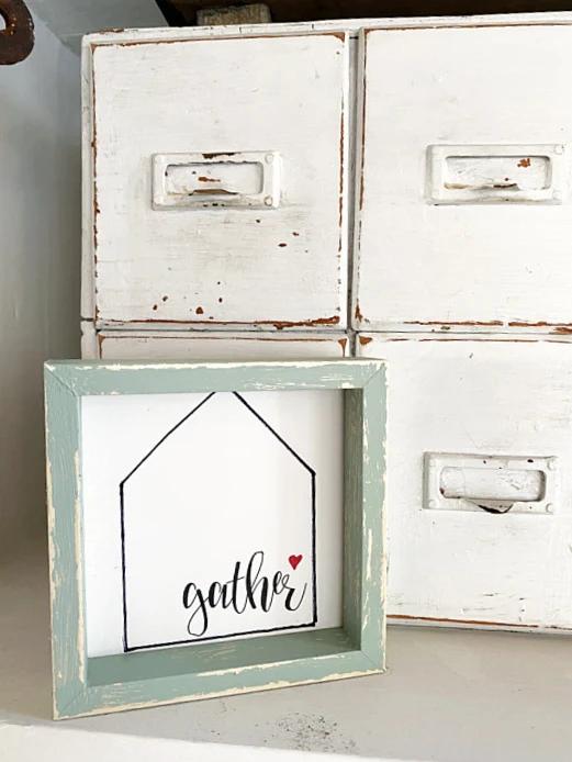 Mini Tiered Tray Home Signs