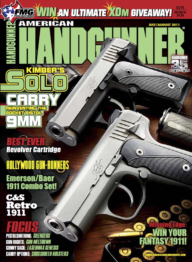 Magazines to go: American Handgunner July-Aug 2011