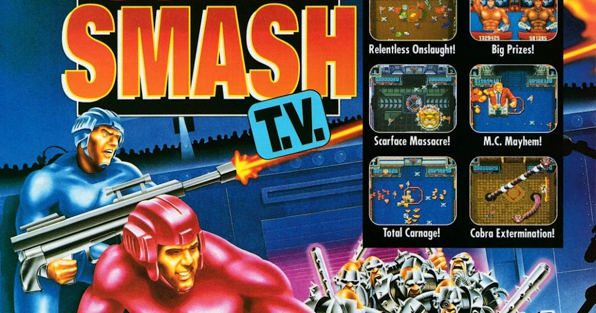 Corona Jumper: Smash T.V. (NES, 1990) and Super Smash T.V. (Super NES ...