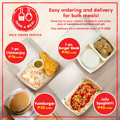 Jollibee’s “Send A Meal” service makes bulk purchase of food for front ...